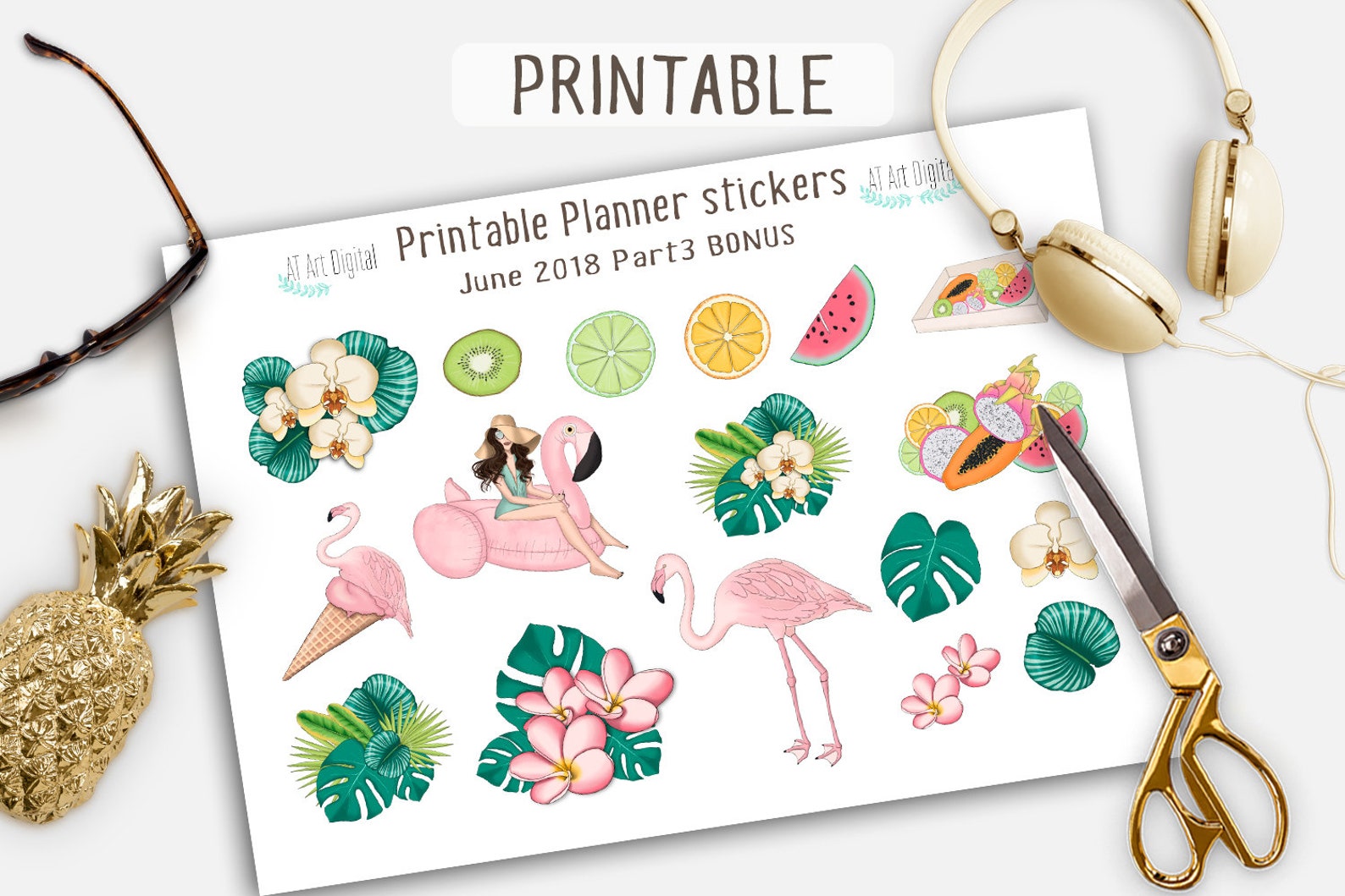 Summer Planner Stickers June Planner Stickers Happy Planner - Etsy