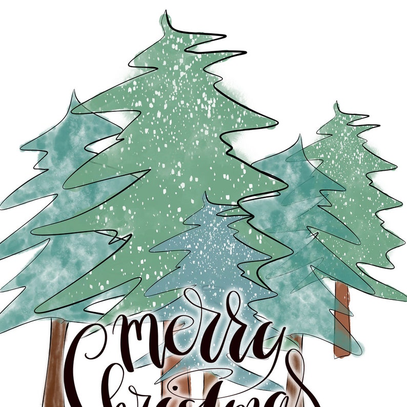 Sub Designs-holiday Print-merry Christmas Tree-shirt | Etsy