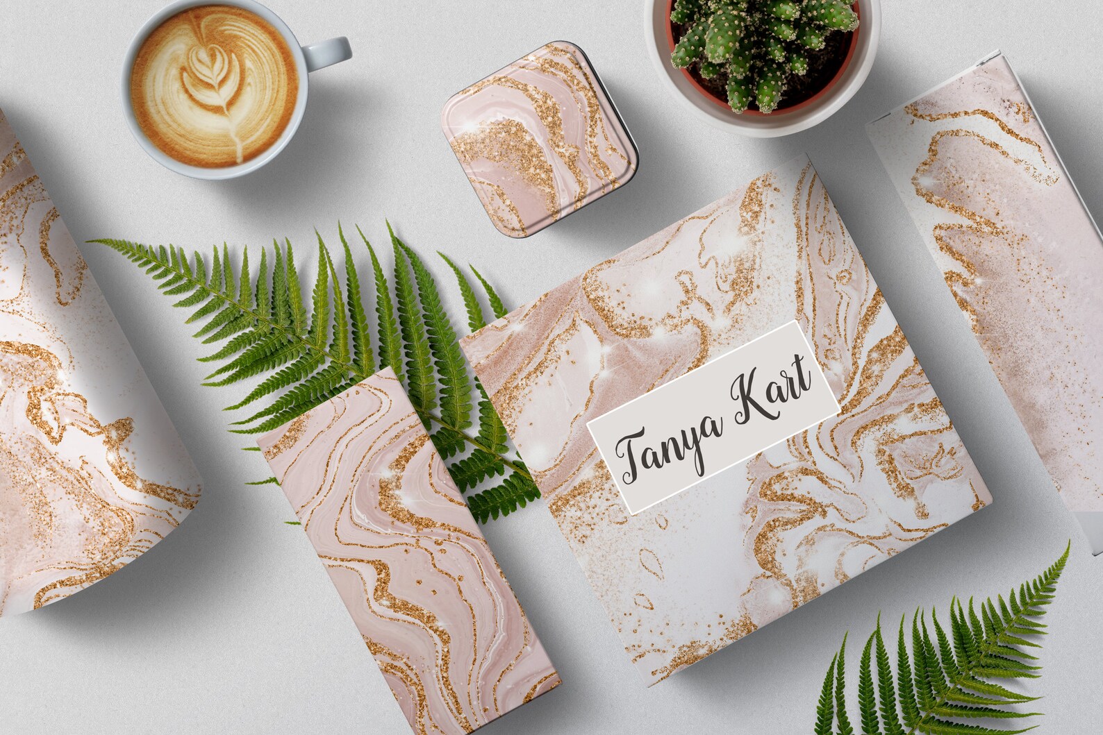 Marble Paper, Beige and Gold Paper, Digital Paper, Scrapbook Paper ...