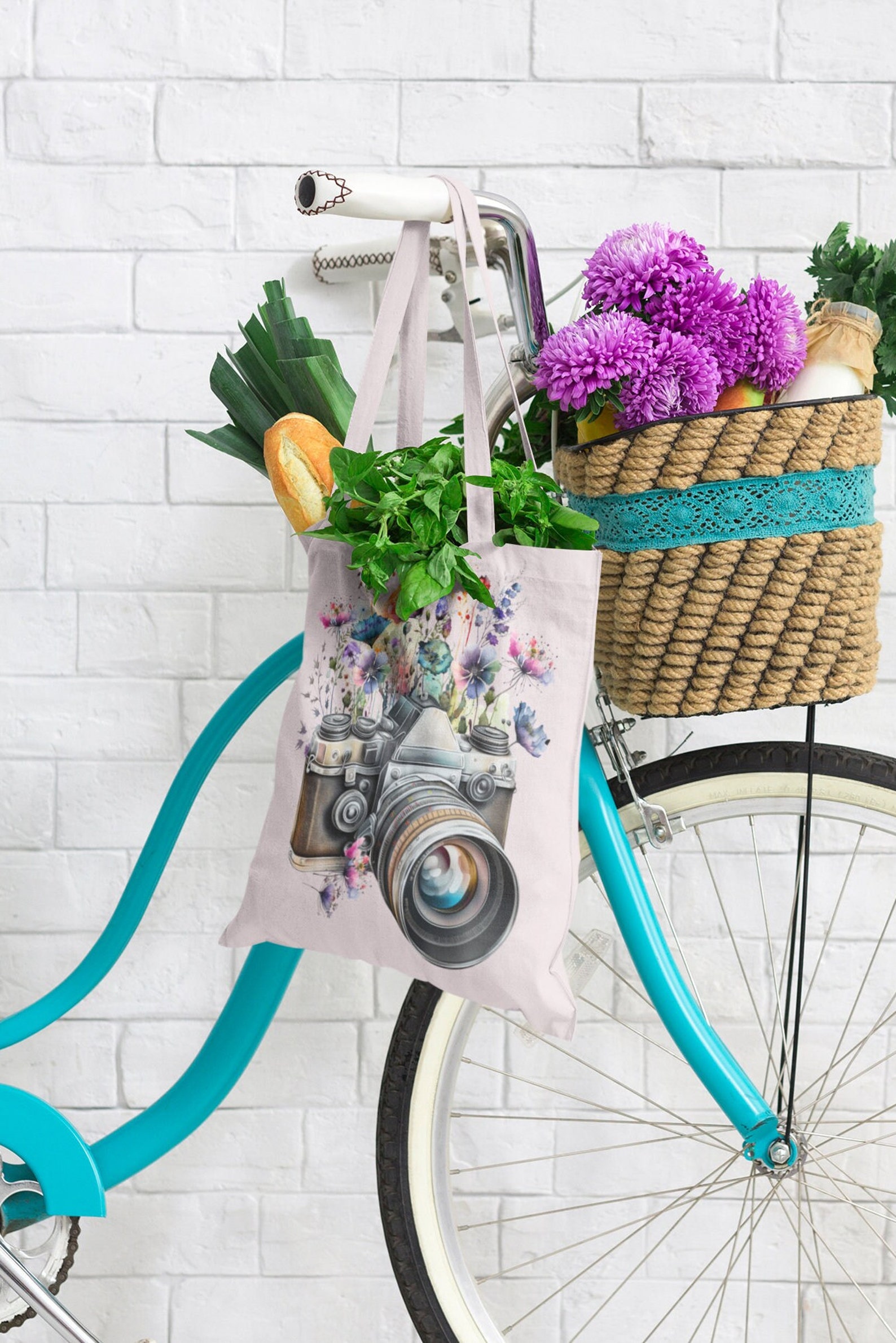 Floral Photo Camera, Vintage Design Png, Commercial Use, Diy Invite ...