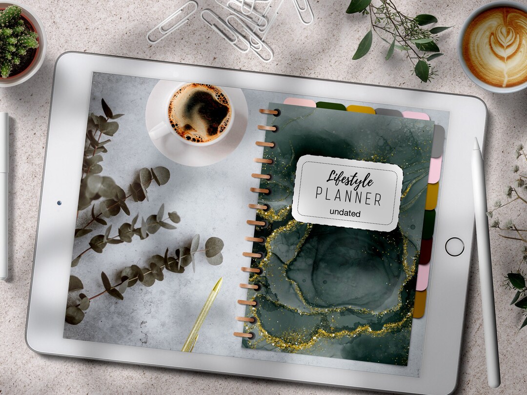 Digital Planning, iPad Pro Planner, Undated Planner, Daily Weekly ...