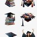 Graduation Clipart Bundle - School and College Graduate Clipart ...