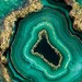 Green Geodes Digital Paper Pack Agate Backgrounds Instant - Etsy