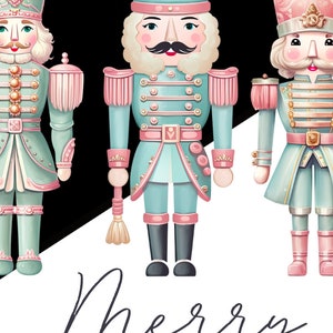 Blue Christmas Nutcracker PNG, Pastel Winter Graphics for T-shirts ...