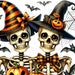 Bride and Groom Skeleton PNG Digital Downloads, Skeleton Couple Design ...