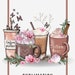 Brown Coffee Cups Png Digital Download Coffee and Flowers - Etsy