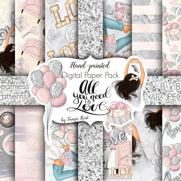 Scrapbook Paper Pack - Etsy