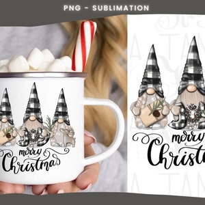 Christmas Gnomes Png Xmas Sublimation Designs Downloads, Digital Design ...