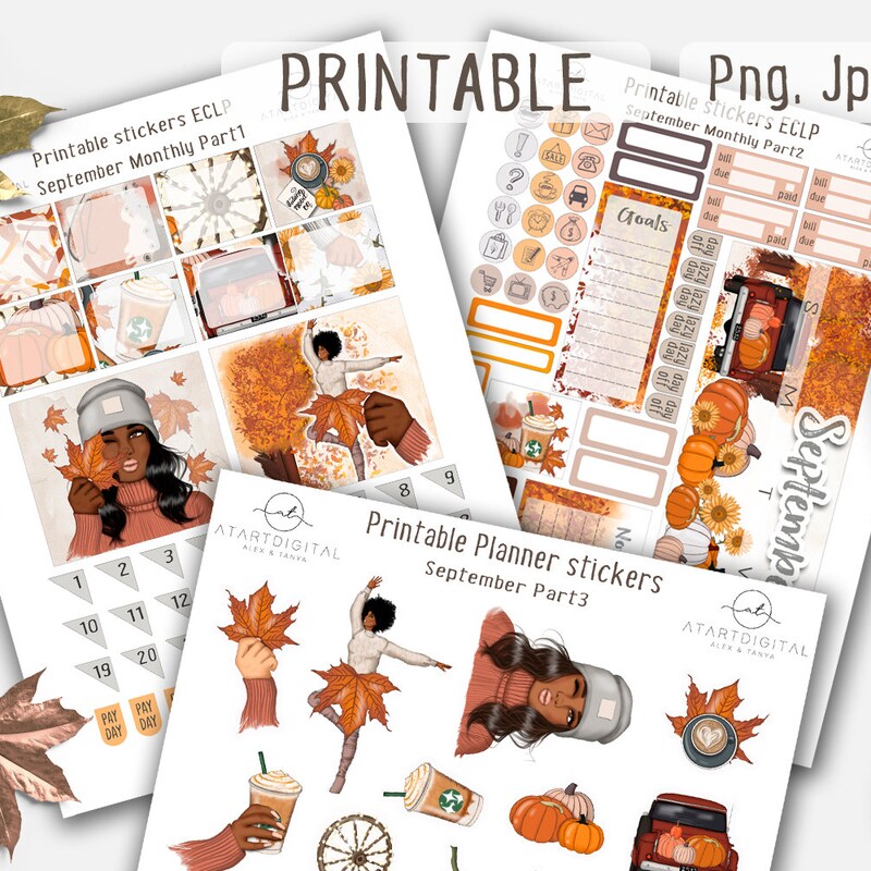 Fall Planner Stickers - Etsy