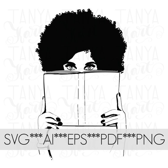 Digital Art & Collectibles black afro girl with flowers svg beautiful ...