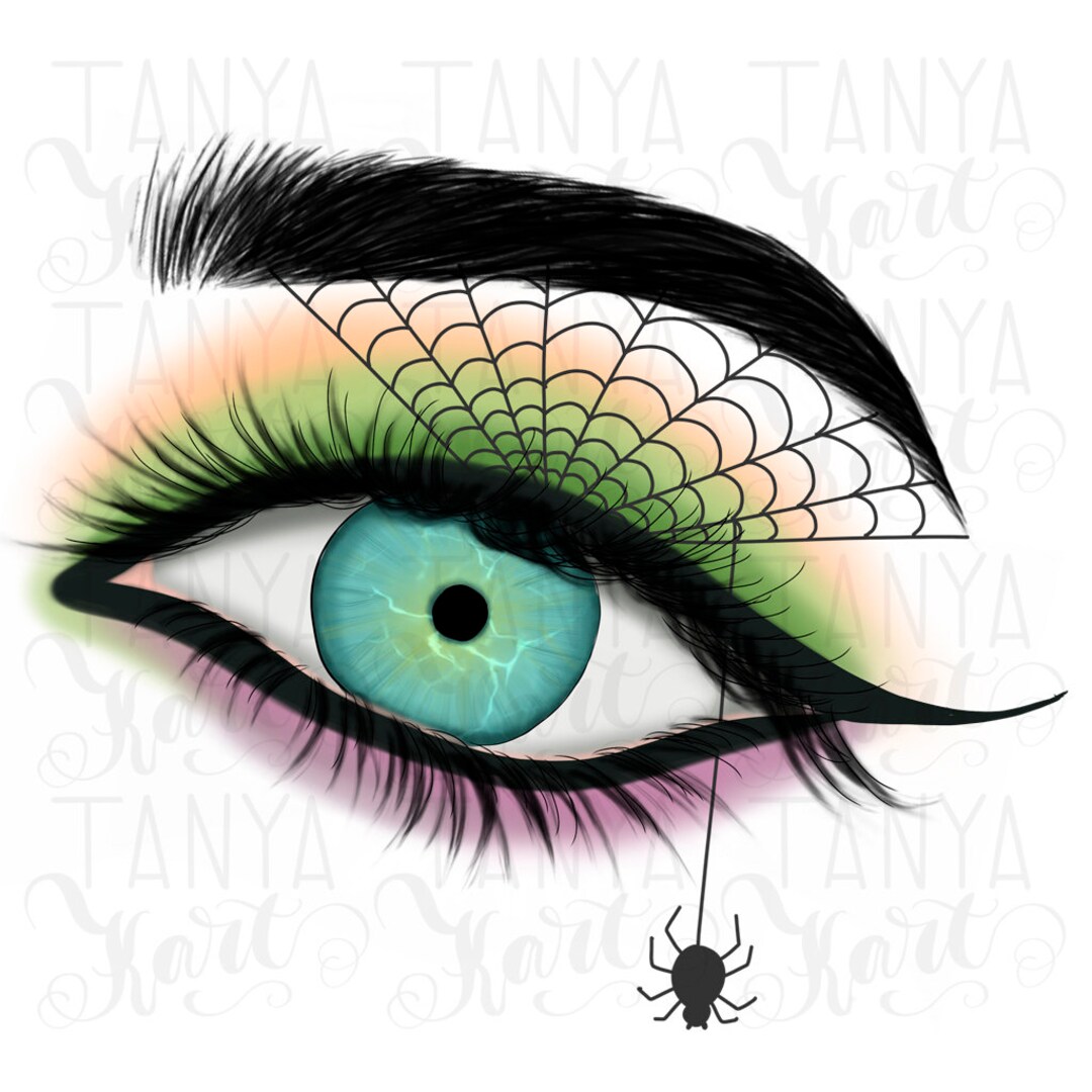 Whimsical Witch Eye Sublimation Design: Halloween PNG (digital Download ...