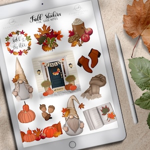 Fall Stickers, Goodnotes Planner, Planning Stickers, Autumn Goodnotes ...