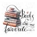 Books Are My Favorite for Book Lover Gift, Bookish Prints, Digital ...
