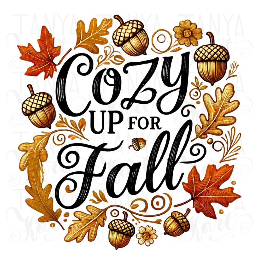 Cozy up for Fall, Retro Fall PNG Digital Crafting, Autumn Shirt Designs ...