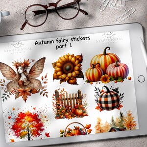 Autumn Fairy Digital Sticker Pack for Goodnotes Planner | Cozy iPad ...