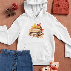 Autumn Png Book With Fall Leaves - Digital Download Art for Reading ...