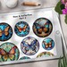 Digital Stickers for Planners Instant Download, Bees and Butterflies ...