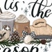 Tis the Season Winter Illustration, Hand Drawn Png, Christmas Designs ...