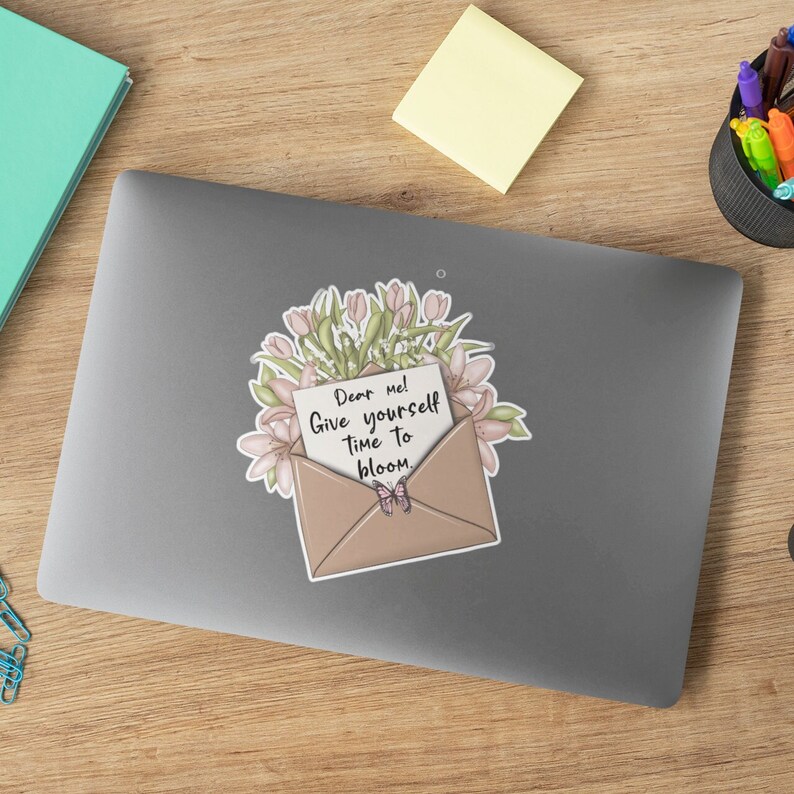 Motivational Sticker Dear Me Png Self Love Sticker for - Etsy