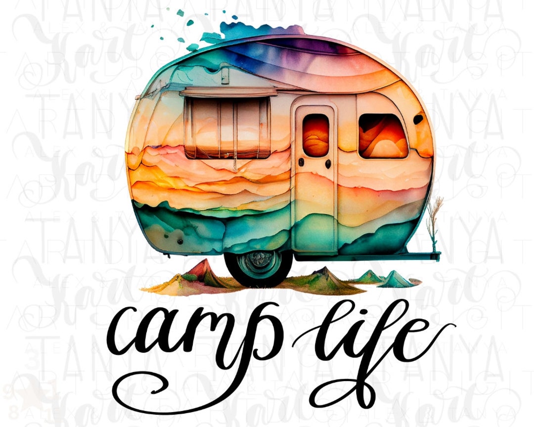 Camp Life Png File, Sublimation Png, Vacation Png Image, Camp ...