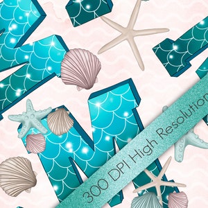 Mermaid Papers, Mermaizing Pattern, Sea Papers, Mermaids Design ...