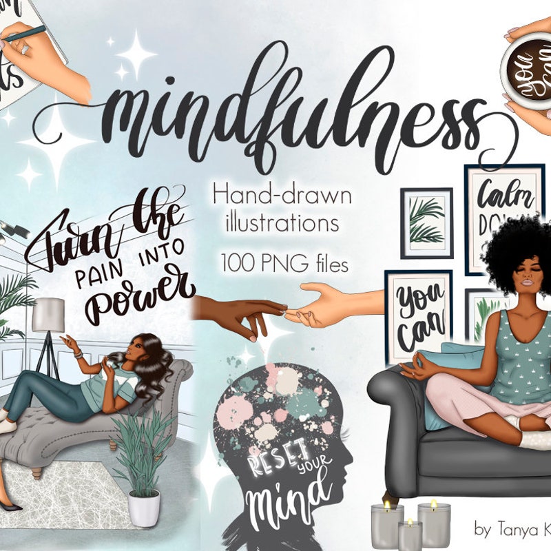 Self Care Clip Art - Etsy