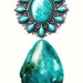 Turquoise Gemstone Png Clipart Digital Download for Commercial Use ...