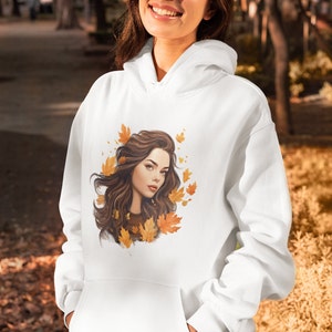 Autumn Girl Png, Fall Sublimation Designs Download, Girl Fall Png ...