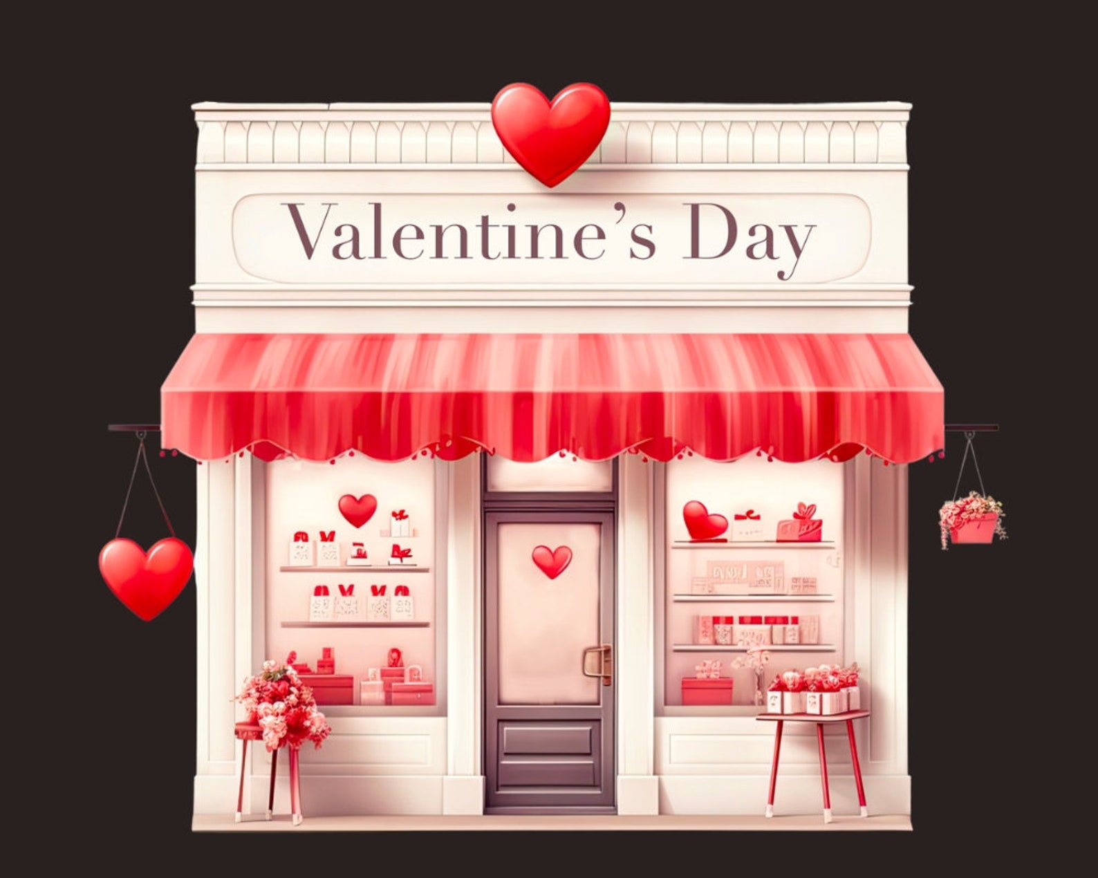 Valentine's Day PNG Bundle, Love Clipart, Watercolor Hearts, Digital ...