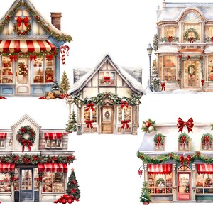 Christmas Shop Bundle: Festive Winter Decorations, Holiday Graphics ...