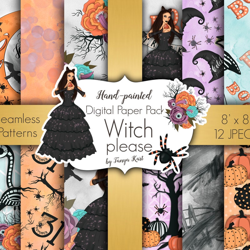 Digital Paper Pack - Etsy