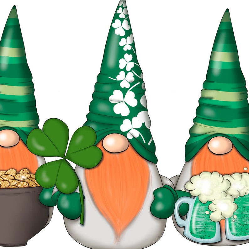 Sublimation Designs, March Gnomes, Sublimation Png, St.patricks Day, St ...