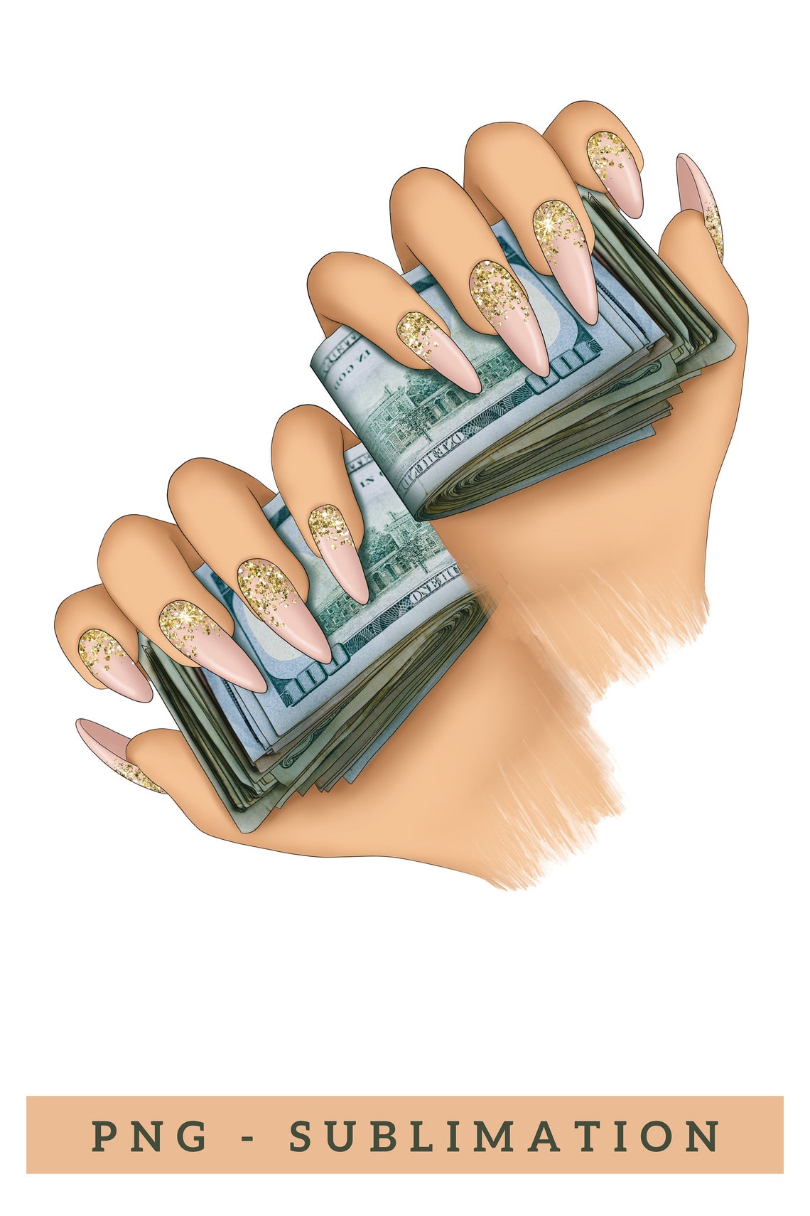 Glamour Female Hands Sublimation Design Female Hand Holding - Etsy