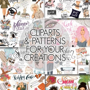 Graphics Bundle Clip Art, Digital Paper Sale, Clipart Discount for ...