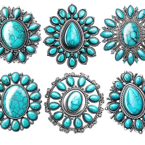 Turquoise Gemstone Png Clipart Digital Download for Commercial Use ...
