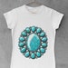 Blue Turquoise Gemstone Western Sublimation Designs Instant Download ...
