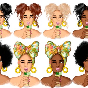 Fashion Girs Summer Clipart, Beach Clipart, Ice Cream PNG, Planner Girl ...