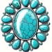 Blue Turquoise Gemstone Western Sublimation Designs Instant Download ...