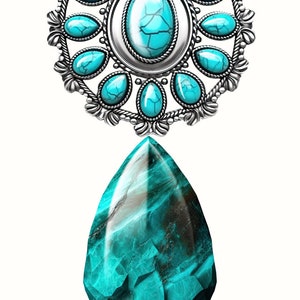 Turquoise Gemstone Png Clipart Digital Download for Commercial Use ...