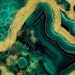 Green Geodes Digital Paper Pack Agate Backgrounds Instant - Etsy