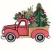 Red Truck Christmas PNG Designs for Shirts Digital PNG Print - Etsy