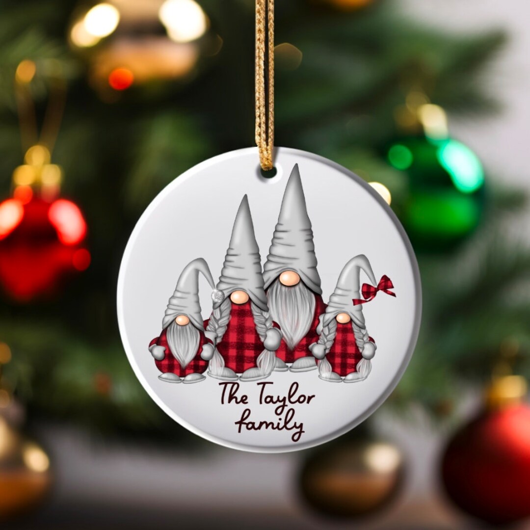 Personalized Christmas Round Ornament, Png Sublimation, Png Digital ...