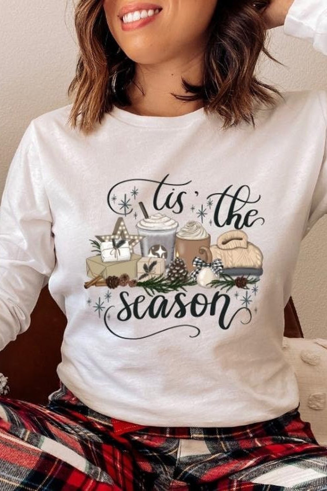 Tis the Season Winter Illustration, Hand Drawn Png, Christmas Designs ...