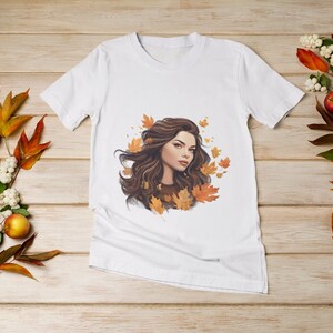 Autumn Girl Png, Fall Sublimation Designs Download, Girl Fall Png ...