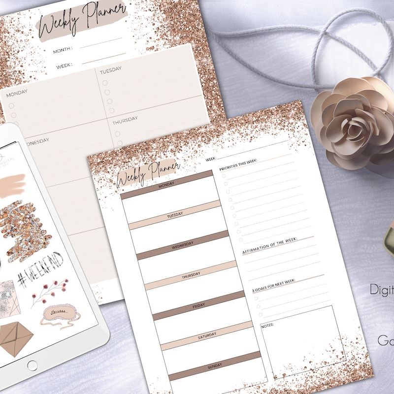 Planner Pages - Etsy