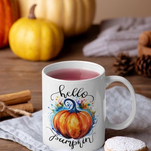 Hello Pumpkin PNG Digital Download, Colorful Pumpkin for Digital ...