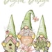 Spring Gnomes Gnome Png Sublimation Design Green Gnomes - Etsy