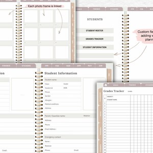Digital Teacher Planner: Undated, Daily, Weekly, Goodnotes Stickers ...