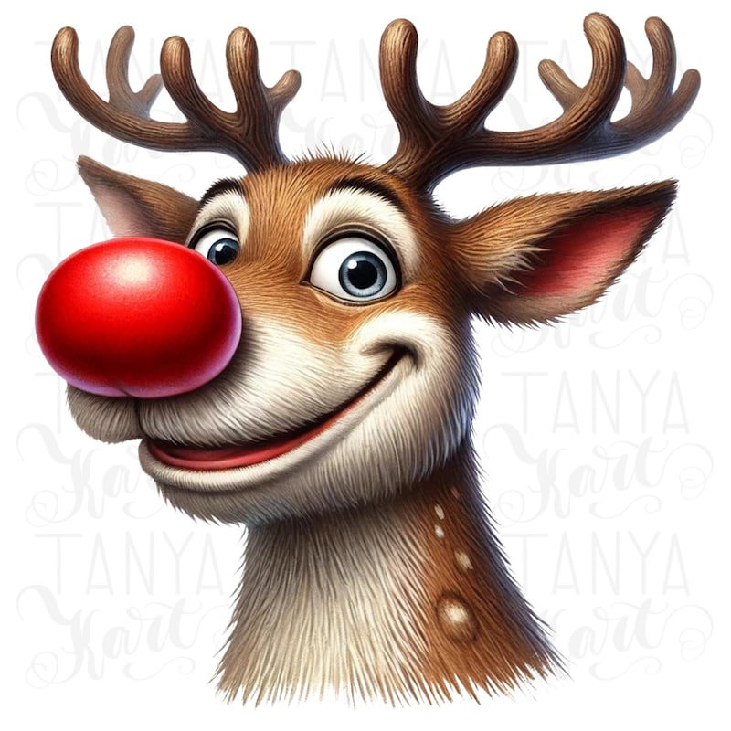Reindeer Sublimation - Etsy