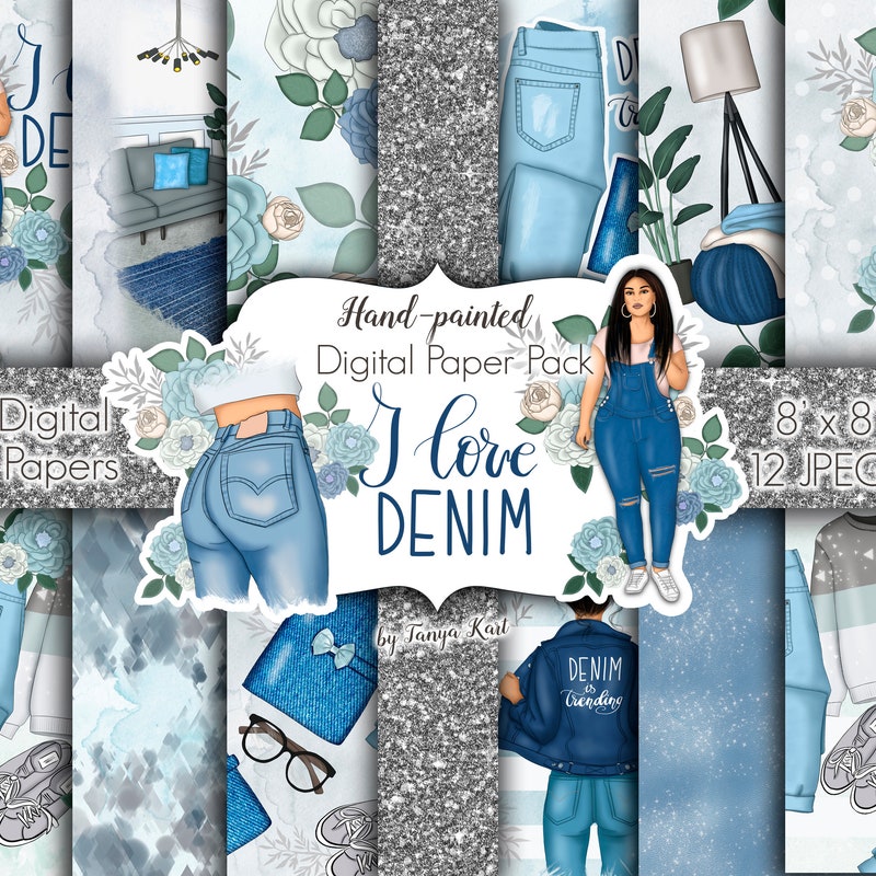 Abstract Jeans - Etsy